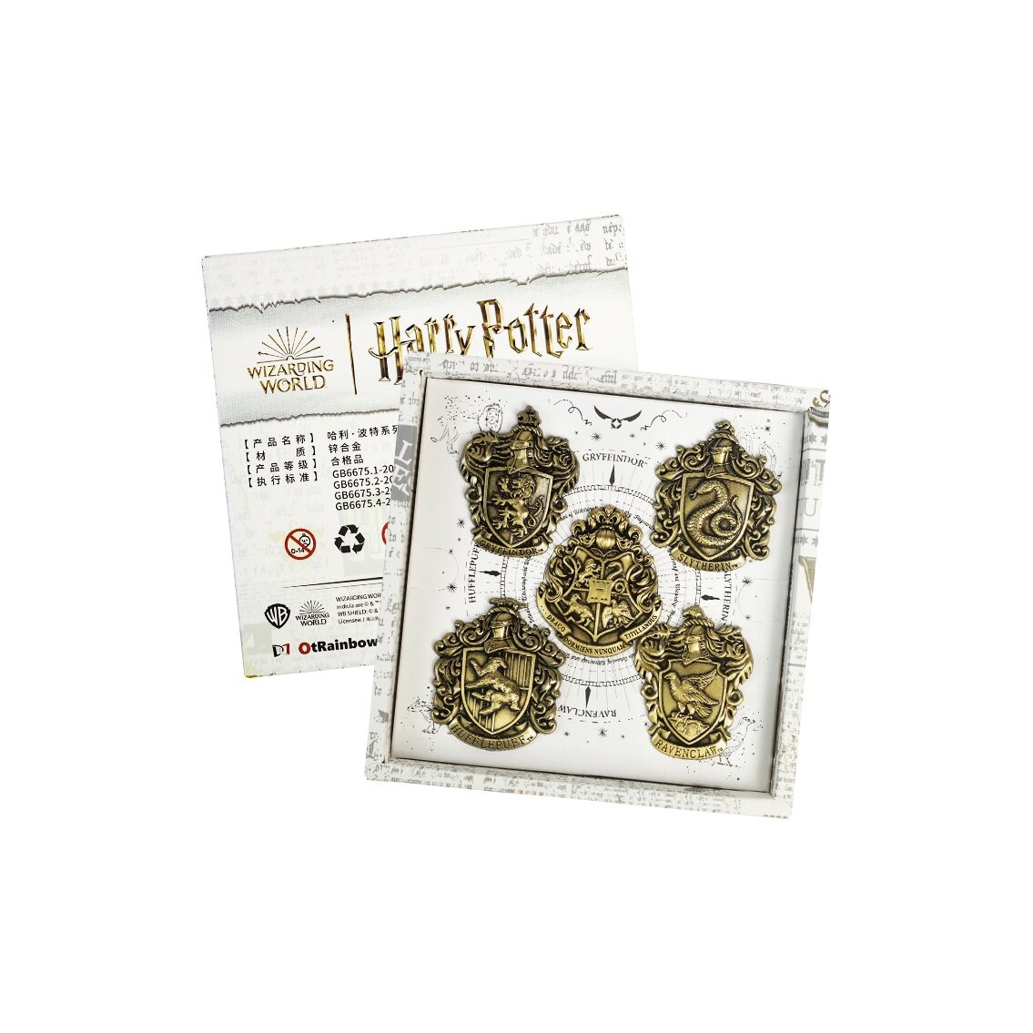 OTRAINBOW Harry Potter Винтажные металлические значки