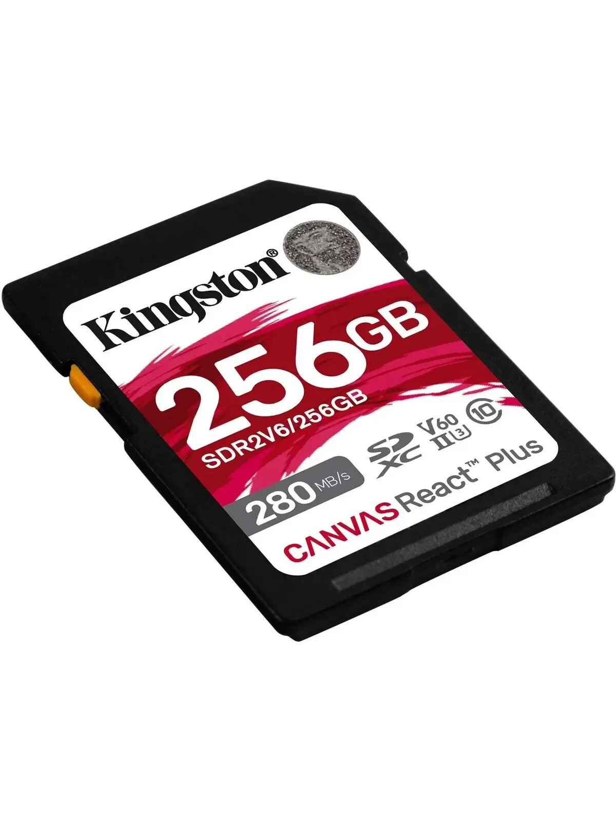 Карта памяти Kingston SDR2V6/256GB 256GB SDXC Class 10, UHS-II, U3, V60