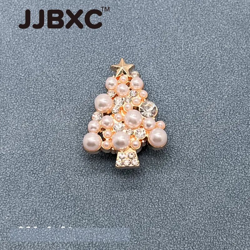 JJBXC шарм, металлическая пряжка для обуви, аксессуары для обуви с крестом, сплав, жемчуг, 11