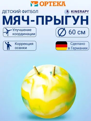 Мяч детский кенгуру / фитбол KINERAPY Джамп Бол (JUMP BALL,) RK160