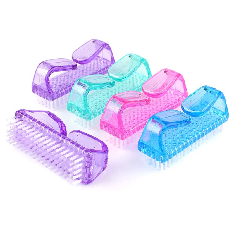 Щетки для чистки ногтей countonme 1/2/4 шт. 4Pcs Blue