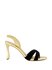 Босоножки Manolo Blahnik Callydra leather sandals, размер 38, gold