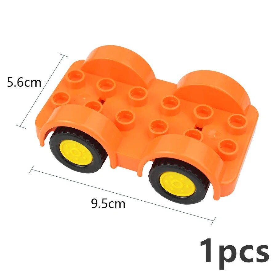 VEK Железнодорожный набор пластиковый 14+ Оранжевый, Orange Car