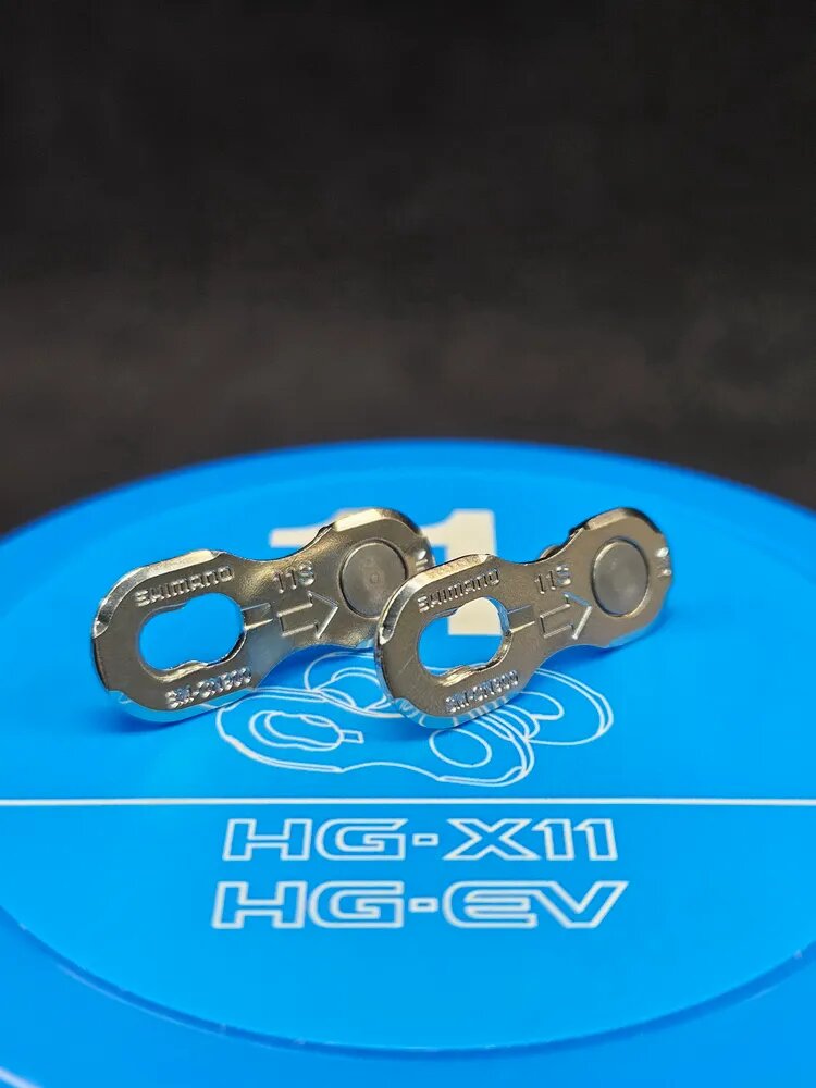 Замочек для цепи Shimano XTR / Dura-Ace, SM-CN900-11, 11 ск, 1 замок в комплекте, серебристый