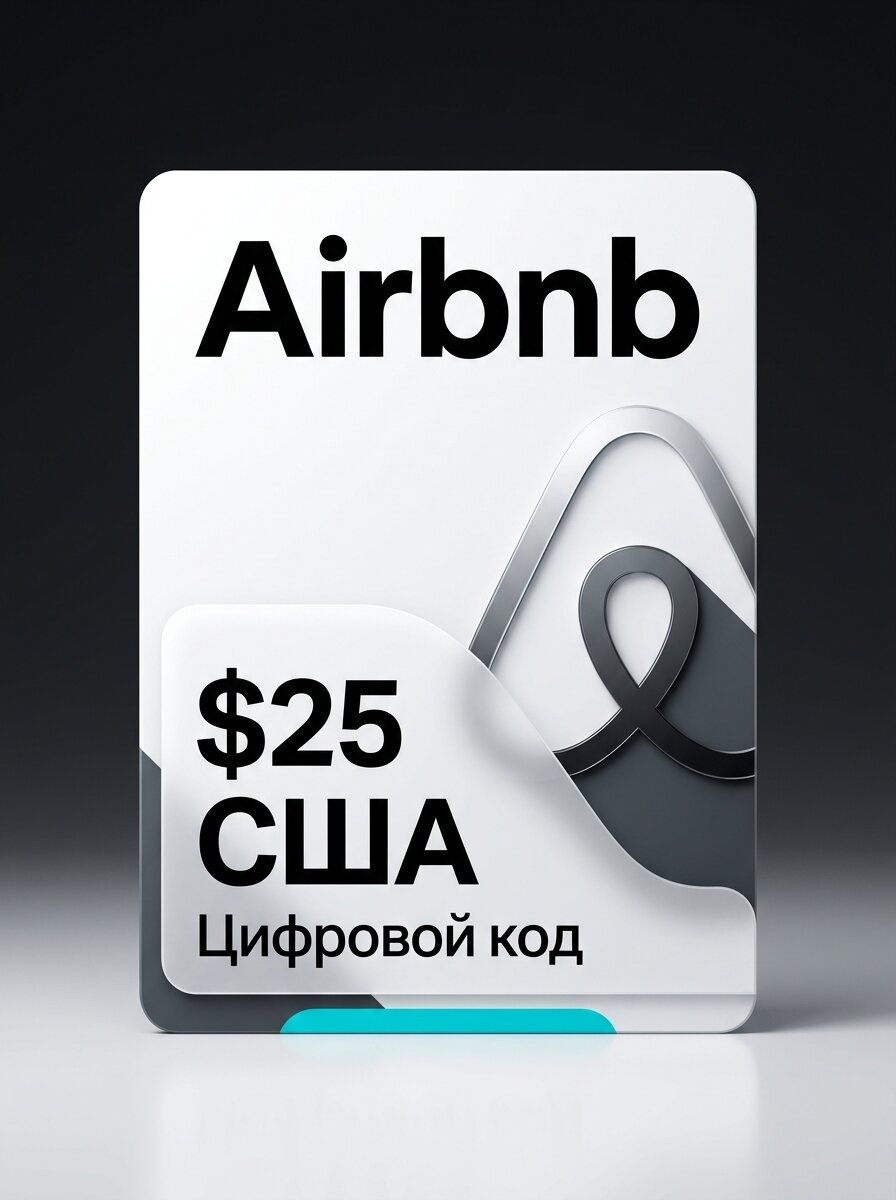 Подарочная карта Airbnb $25 для ПК, электронный ключ, регион США