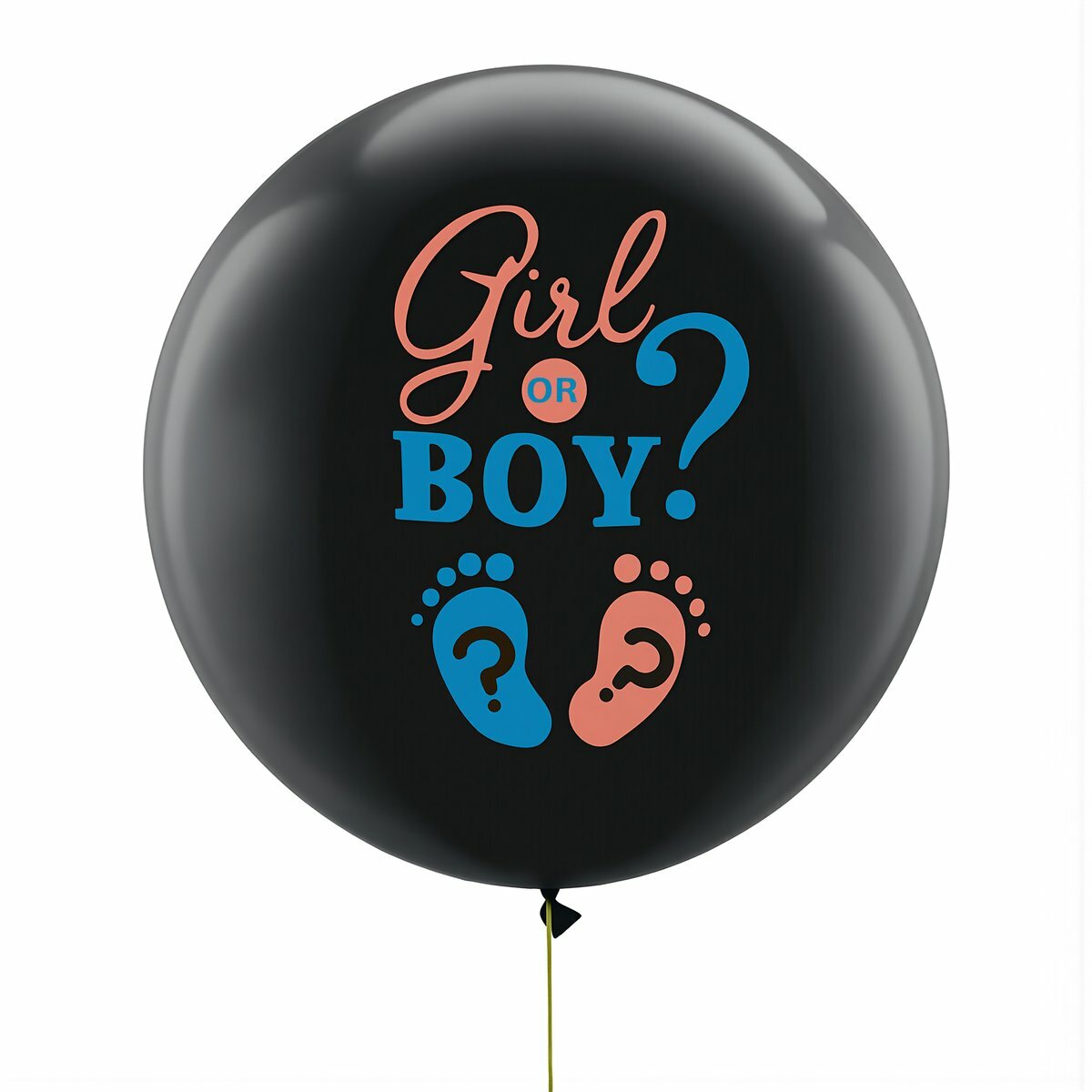 Декор для Baby Shower вечеринки большой латексный шар 36 дюймов черный для гендерного ревила аксессуар для определения пола мальчик или девочка праздник в честь будущего ребенка семейное торжество, 36