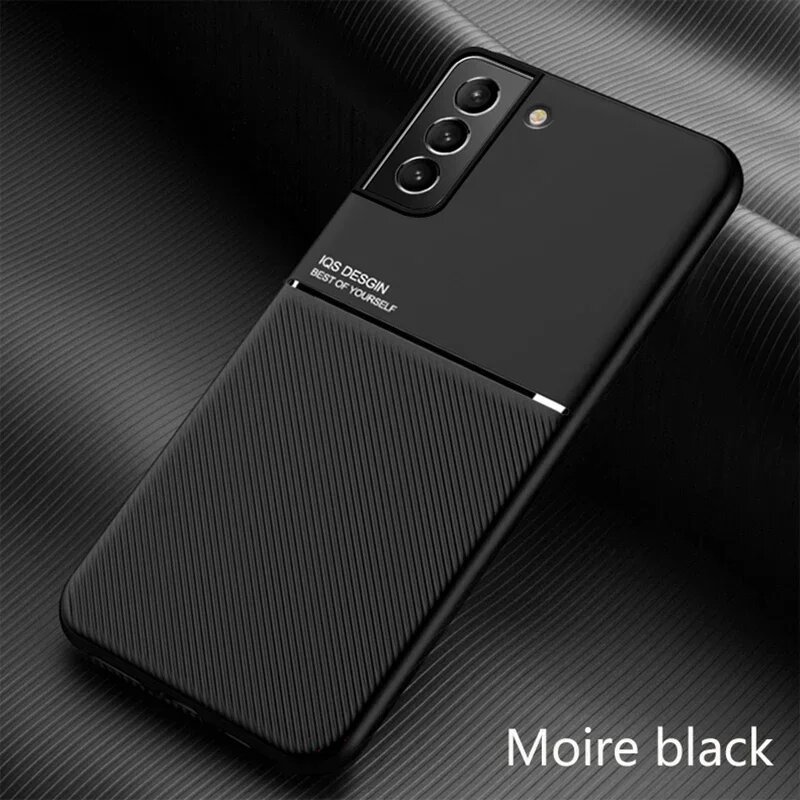 Магнитный кожаный чехол для телефона Samsung Galaxy S23 Ultra S22 S21 FE S20 Черный, черный, S21 FE