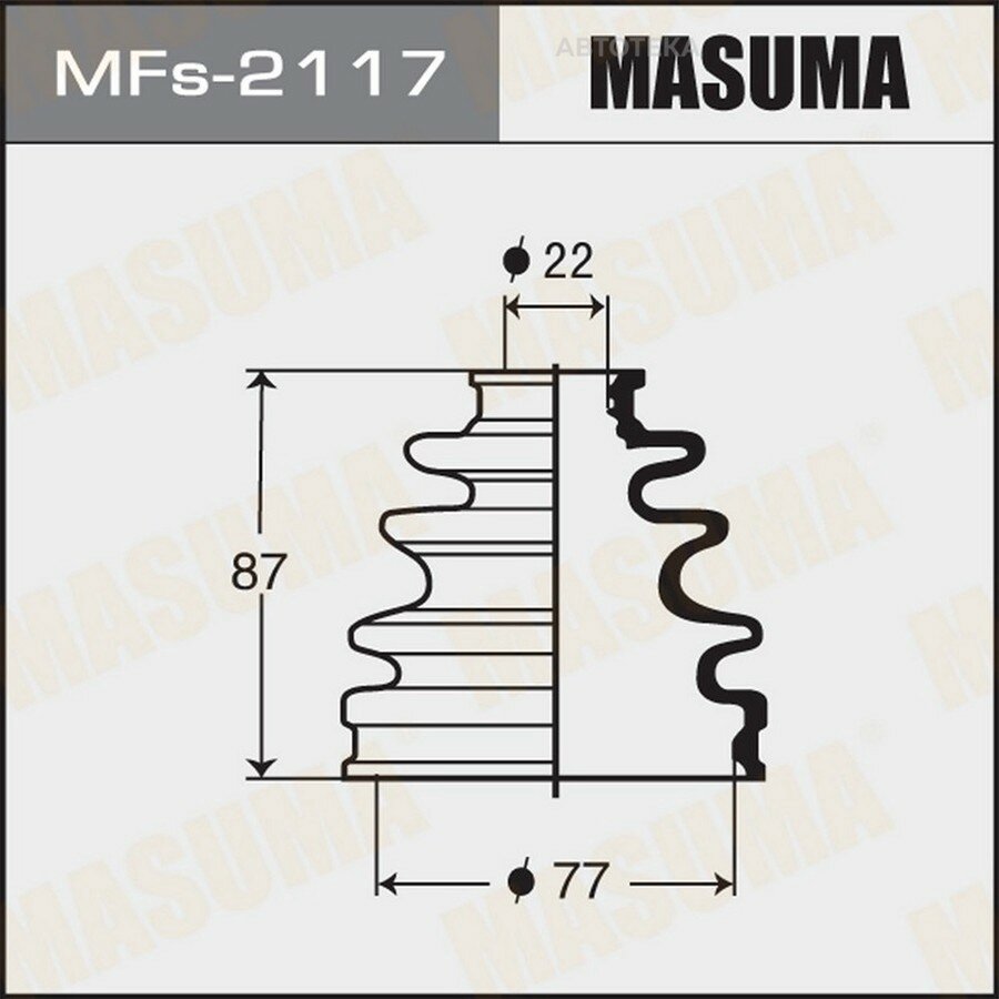 Пыльник шруса MASUMA Силикон MF-2117 MASUMA MFS2117