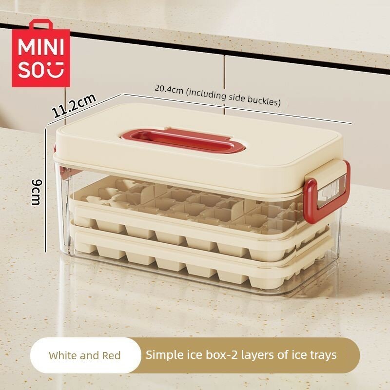 Формочка для льда Miniso для домашнего использования, пищевая, пресс-форма для льда, контейнер для приготовления льда,