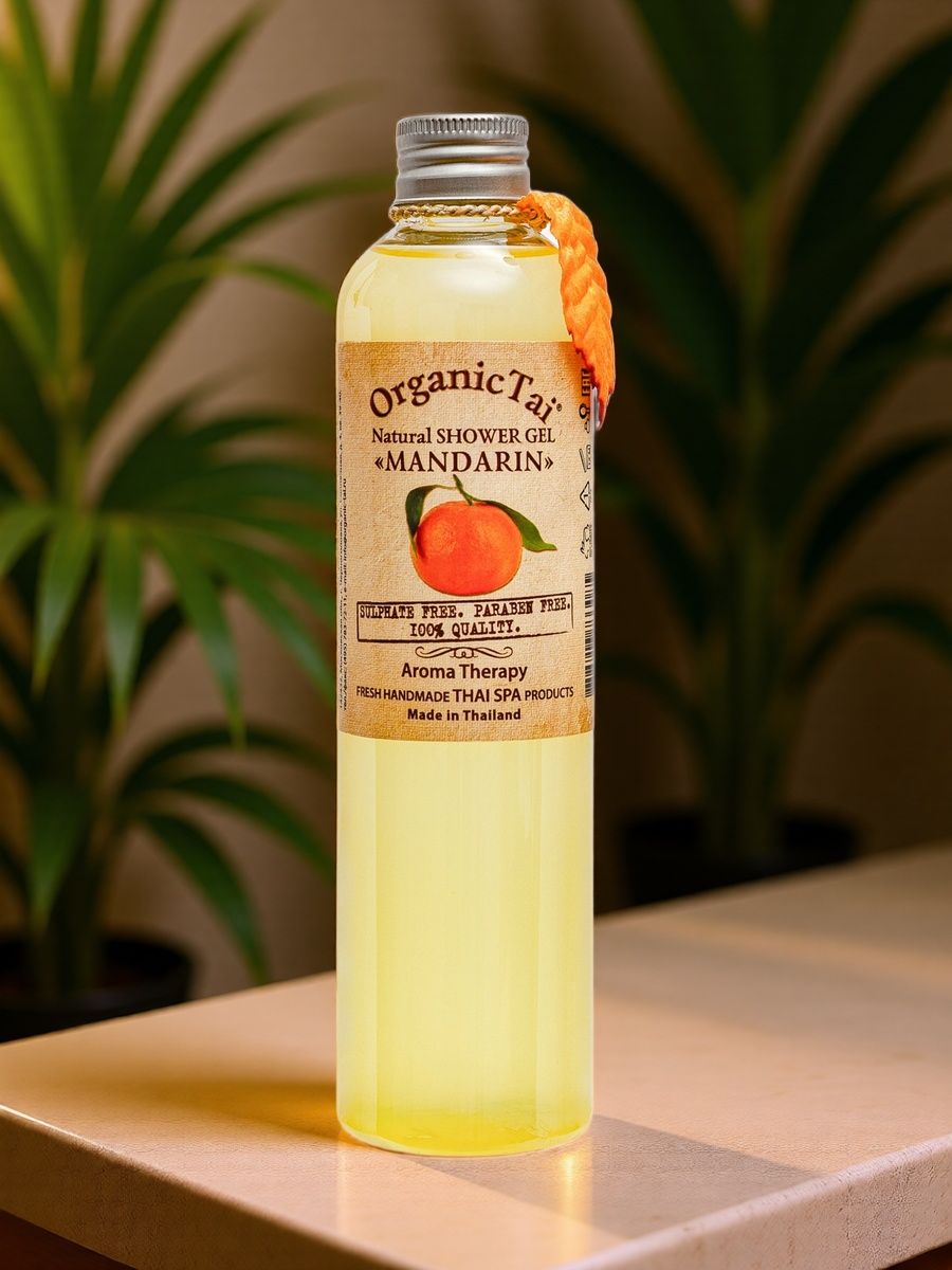 Гель для душа безсульфатный OrganicTai мандарин Таиланд