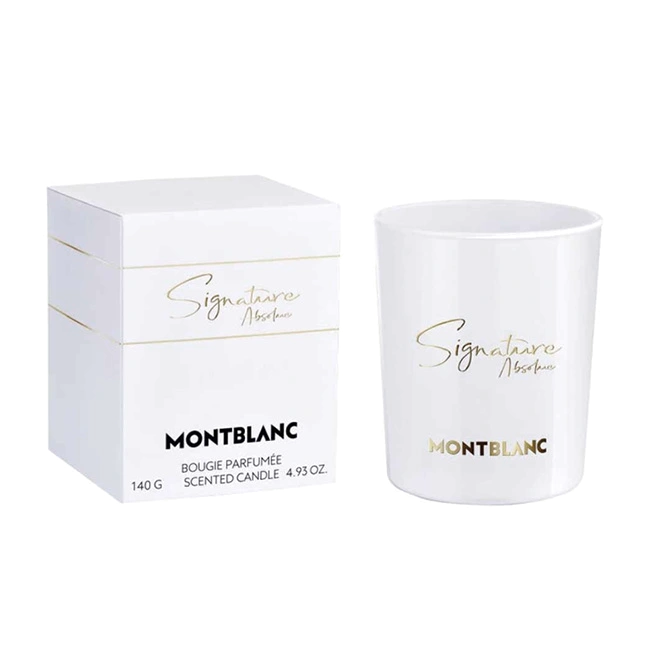 Монблан Сигнатур Абсолю свеча для помещений 140 гр - Montblanc Signature