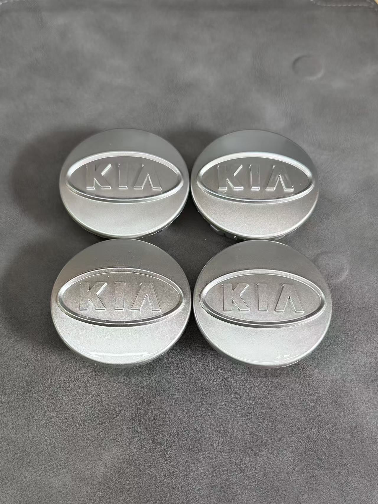 Колпачки заглушки на литые диски Киа /KIA Sorento K2 K3 K4 k5 размер 58/49/12 мм, комплект 4 шт.
