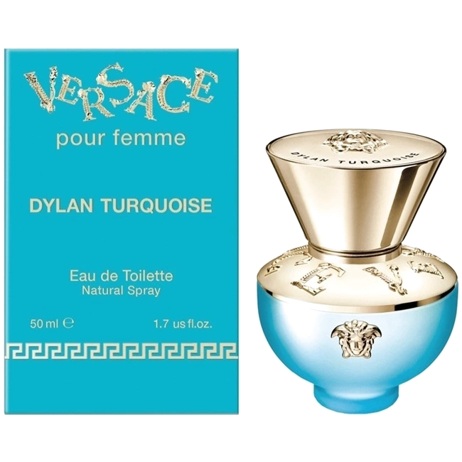 Туалетная вода Версаче Дилан Туркуаз 50 мл женская - Versace Dylan Turquoise Pour Femme Eau De Toilette