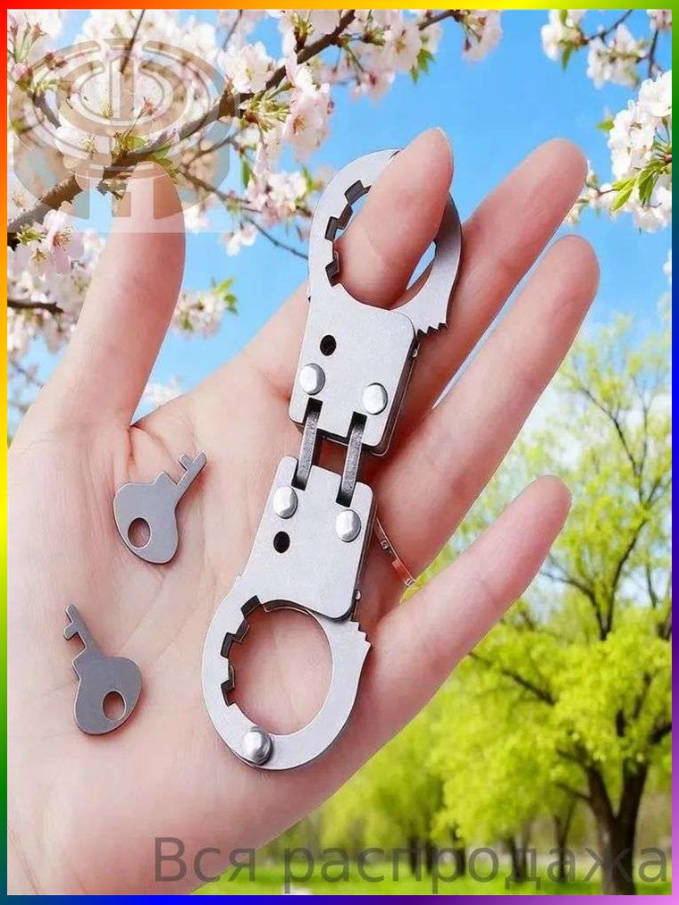 Детские игровые игрушки металлические наручники для большого пальца