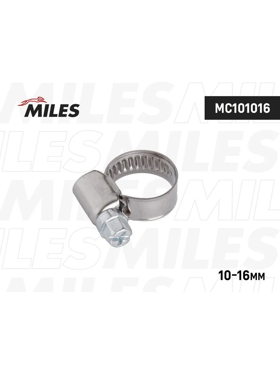 Хомут 10-16 мм винтовой, 10 шт, арт. MC101016