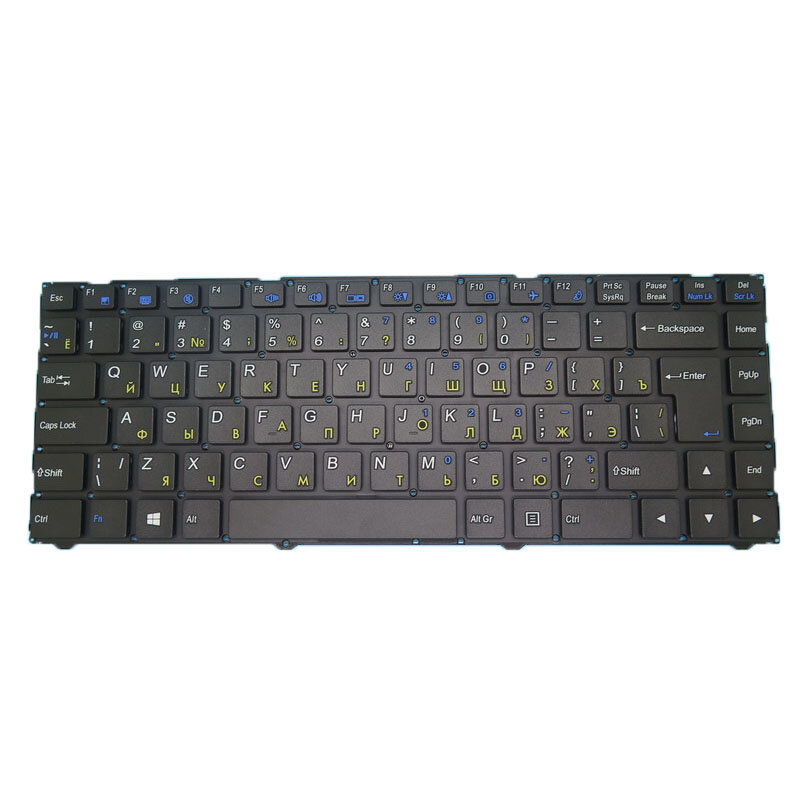 Клавиатура для ноутбука для CLEVO W330AU W331AU W330SU2 CVM14C26SU-4301 6-80-W33A0-280-1 Русская RU без рамки Новая