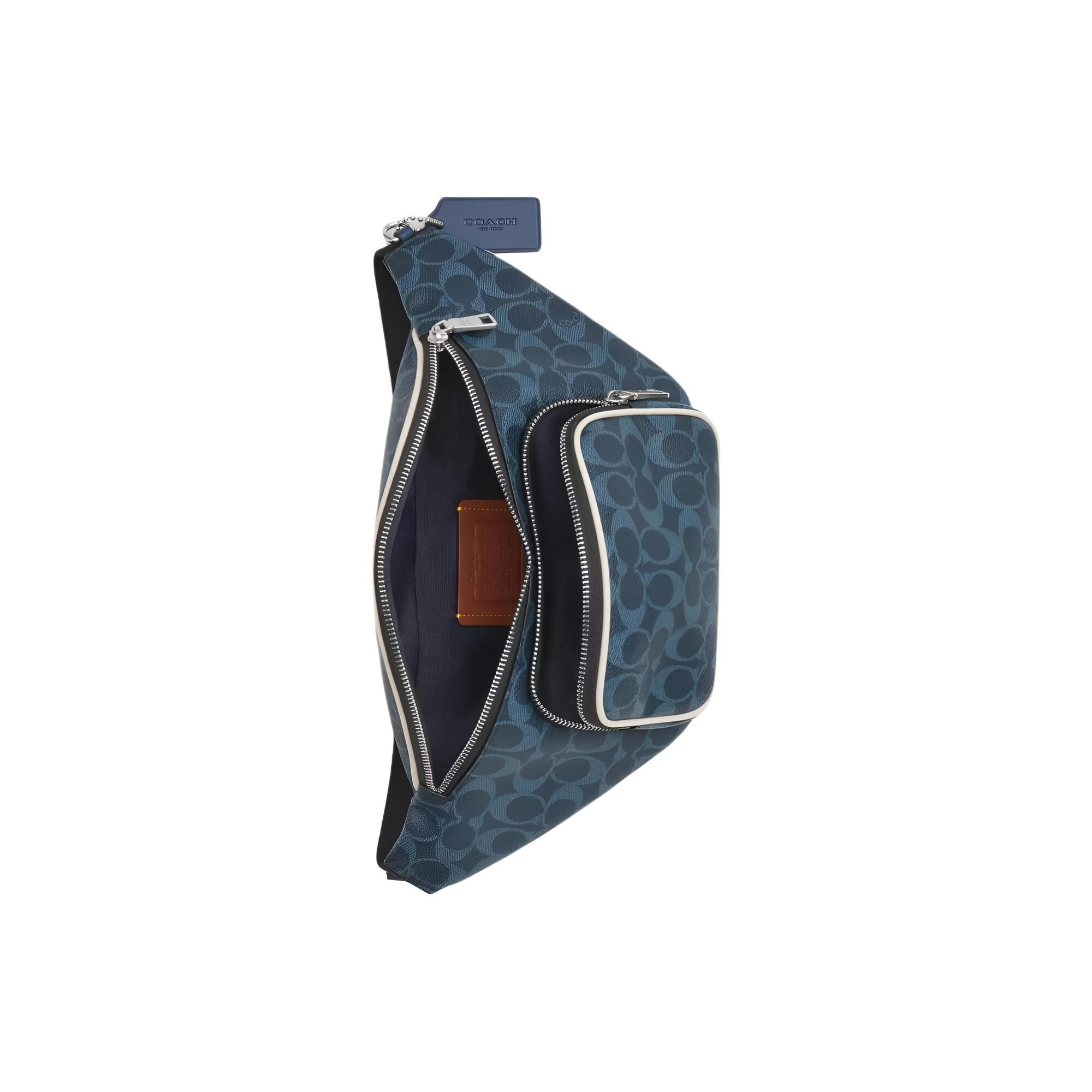 Сумка Coach, фактура плетеная — фото 1