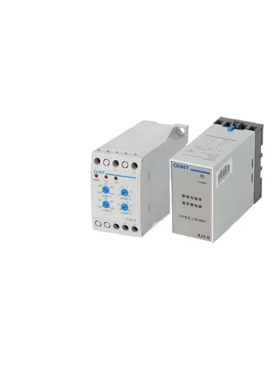 Реле защиты от обрыва фазы и чередования фаз Chint XJ3-G(XJ3-G1 AC380V)