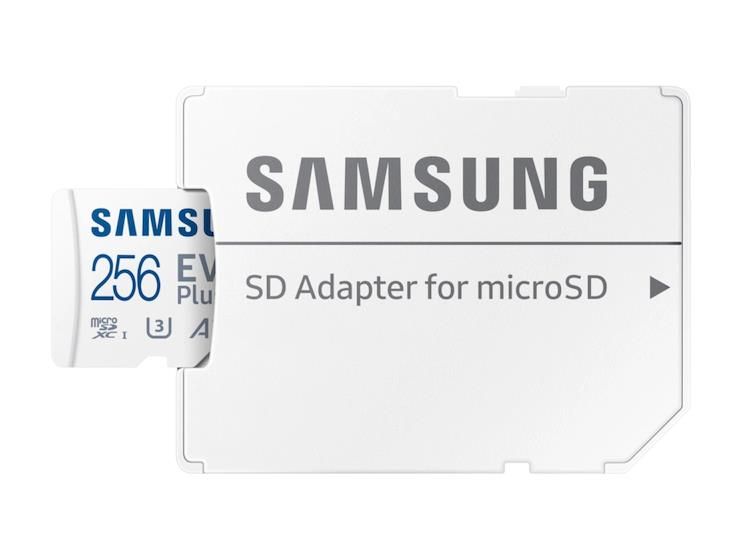 Карта памяти 256 Гб Micro SDXC EVO Plus Class 10 UHS-I U3 V30 A2, с адаптером (MB-MC256SA)