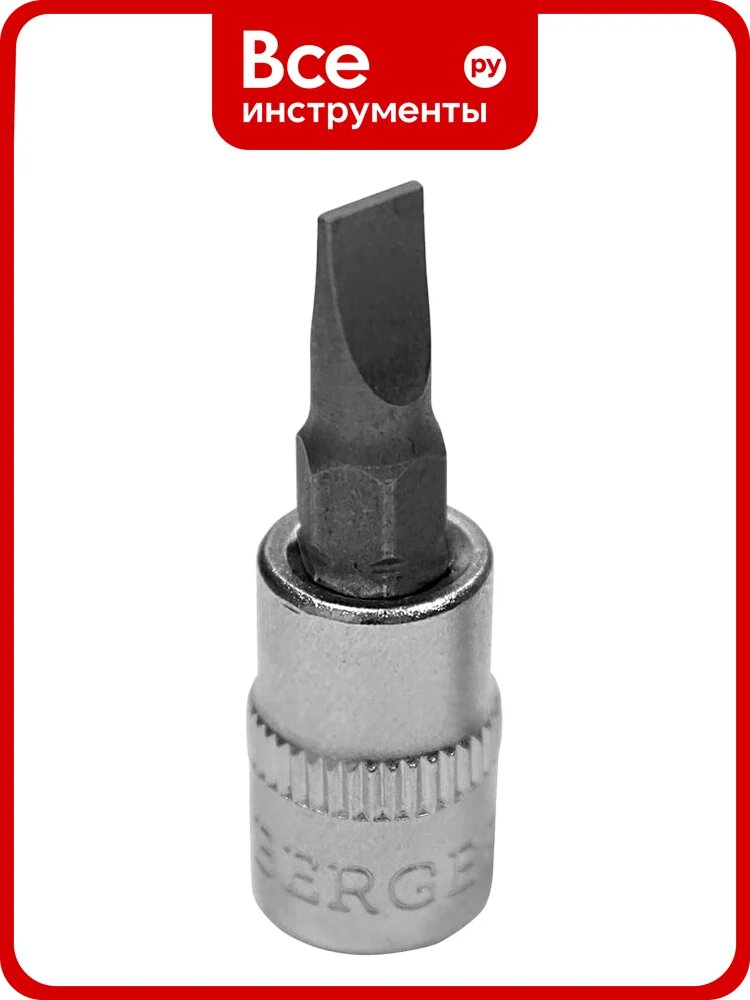 Бита-головка 1/4", Slotted SL3 Berger BG BG2211