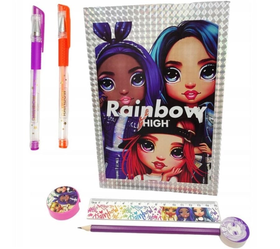 Набор для рисования, росписи Rainbow High, блокнот с аксессуарами, разноцветный