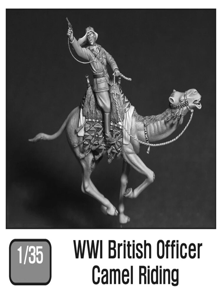 Модель офицера на верблюде Malifaux 1/35