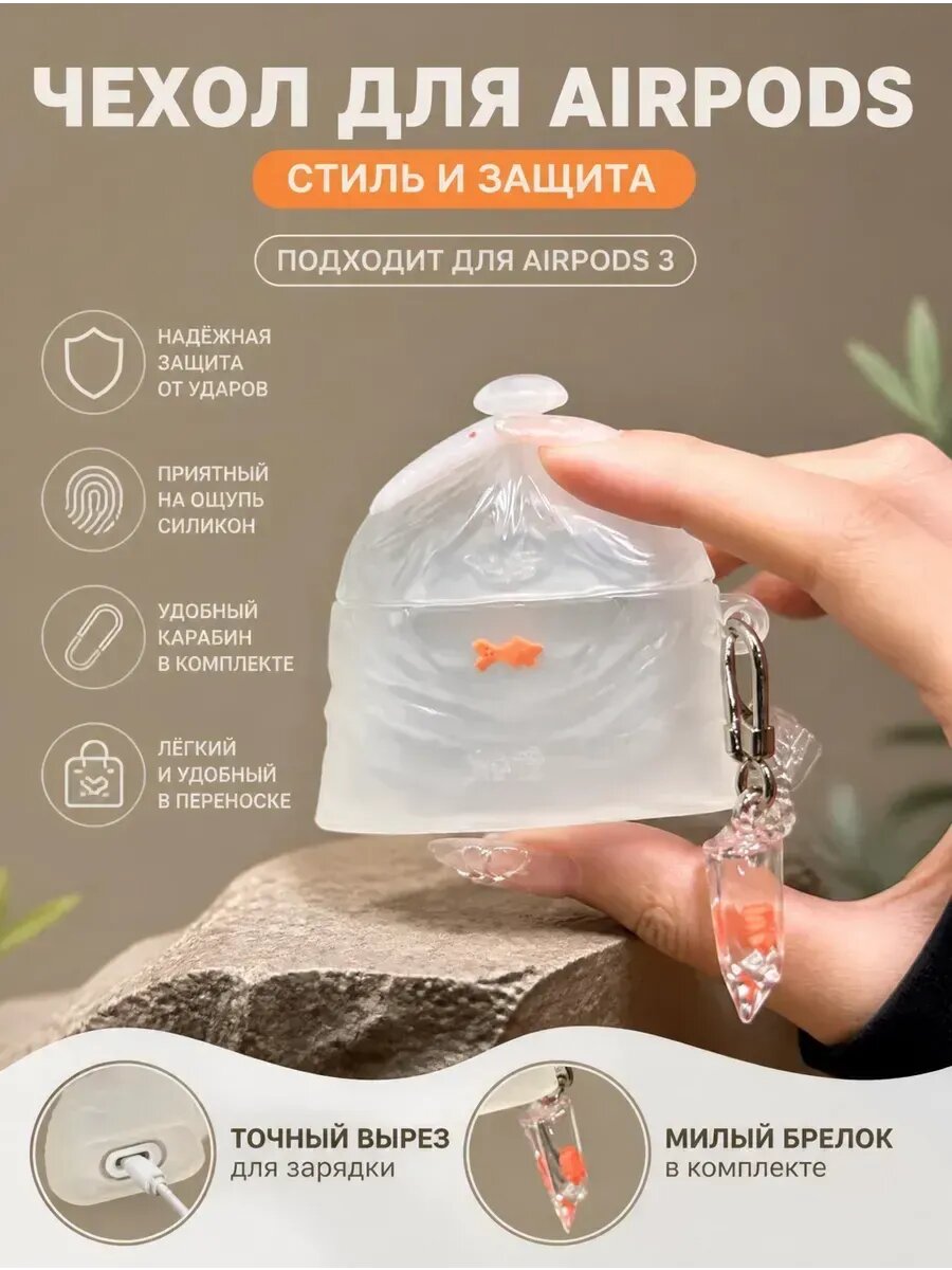 Чехол для наушников AirPods 1‑го и 2‑го поколения