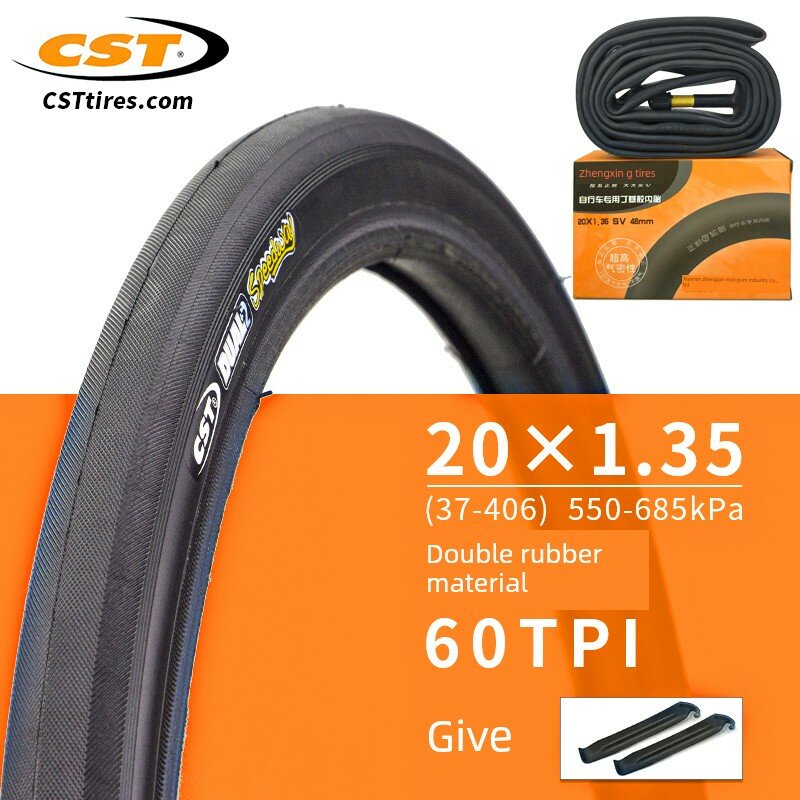 CST Roadstar 20x1.35 дюймовая комплект велосипедной шины внутренняя и наружная модель C1288 с длинным ртом