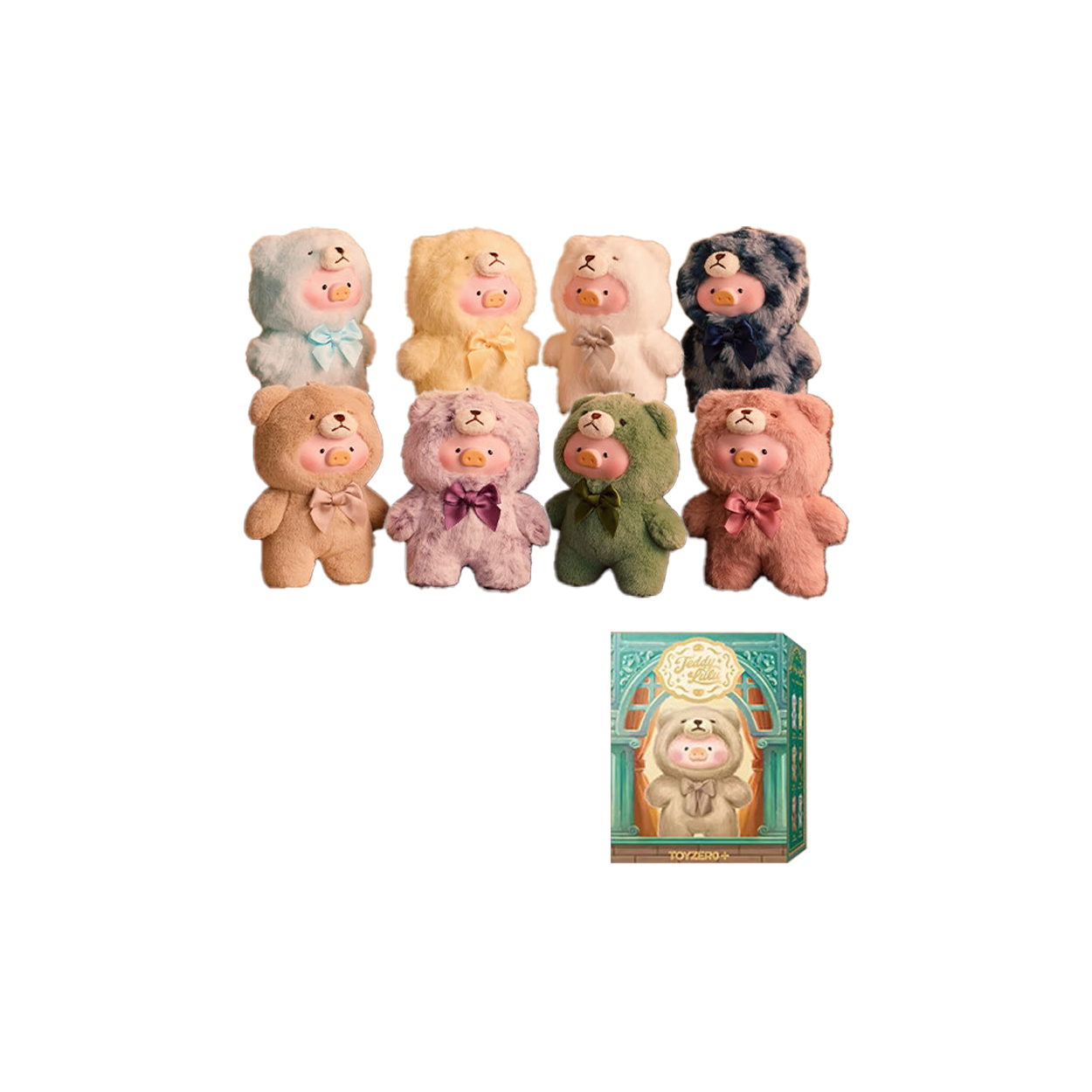 Ящики для игрушек 52TOYS Vintage Teddy Toy Shop Mystery Box Soft Vinyl Plush Charm Collection