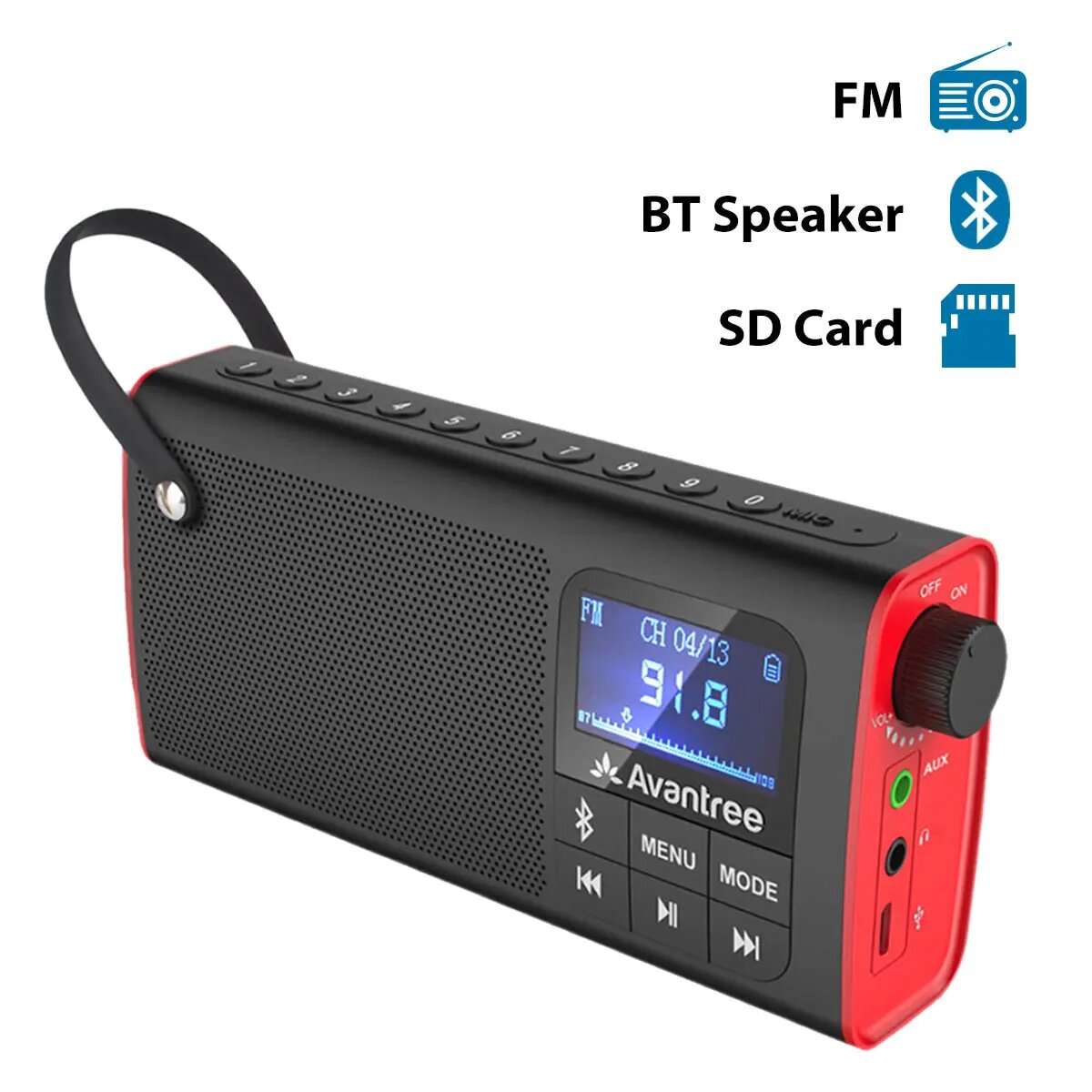 Avantree SP850 Портативное FM-радио