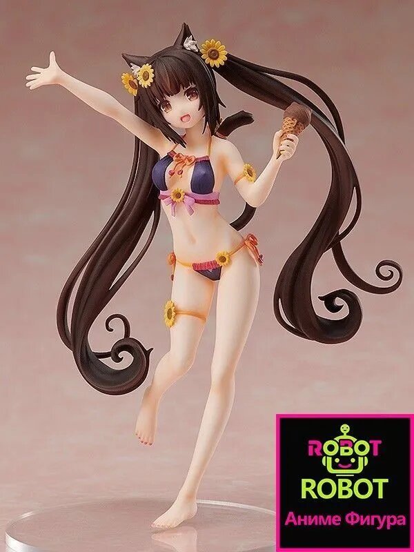 FREEing аниме фигура/NEKOPARA chocola swimwear/ ROBOT