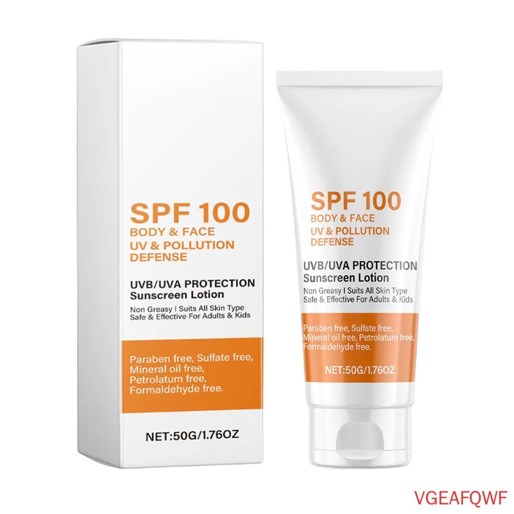 Нежирный солнцезащитный крем широкого спектра действия Spf100