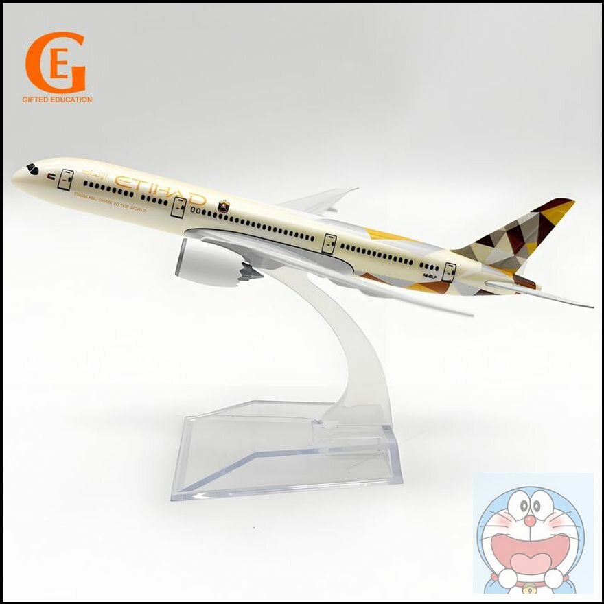 Etihad Airways Металлическая Модель Самолета Boeing 787, Боинг 787
