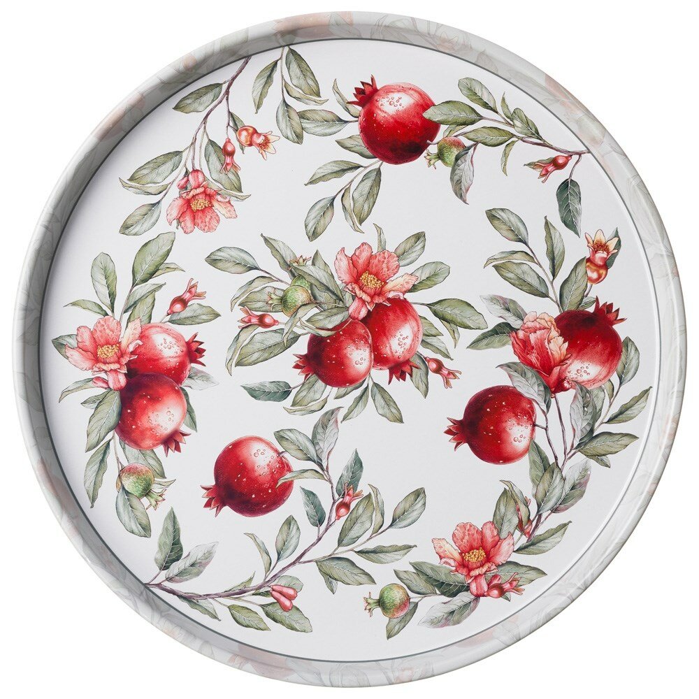 Поднос сервировочный agness 33*2,1 см