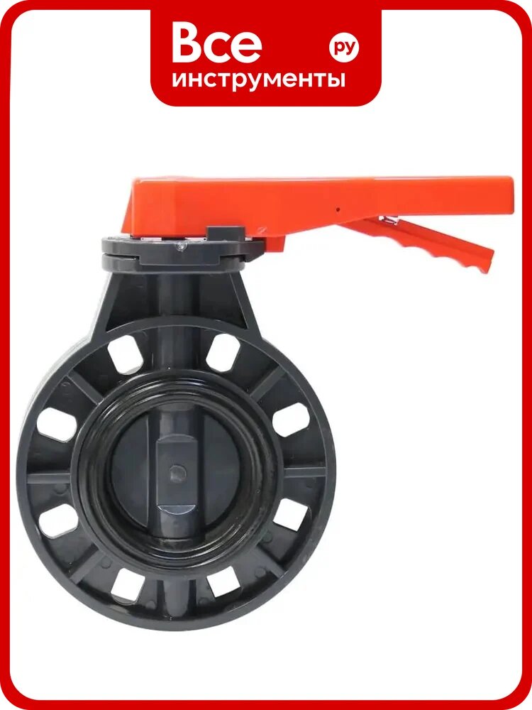 Дисковый поворотный затвор AQUAVIVA DN 110 с ручкой, уплотнение EPDM BFV110 51307, объектов водоснабжения