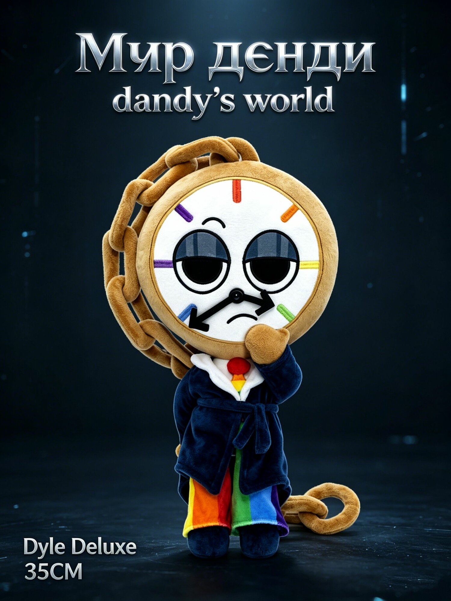 Мир денди Dyle Deluxe игрушки/Dandy's World / Meow Мягкая игрушка 35cm/новогодние подарки 1шт/подарки девочкам, мальчикам