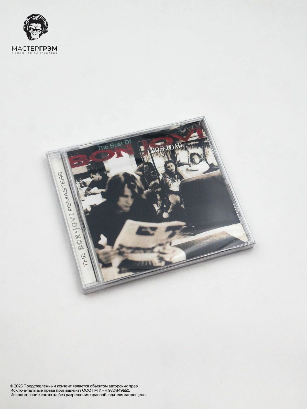 CD диск Bon Jovi - Cross Road - The Best Of (CD) 2007, Jewel case