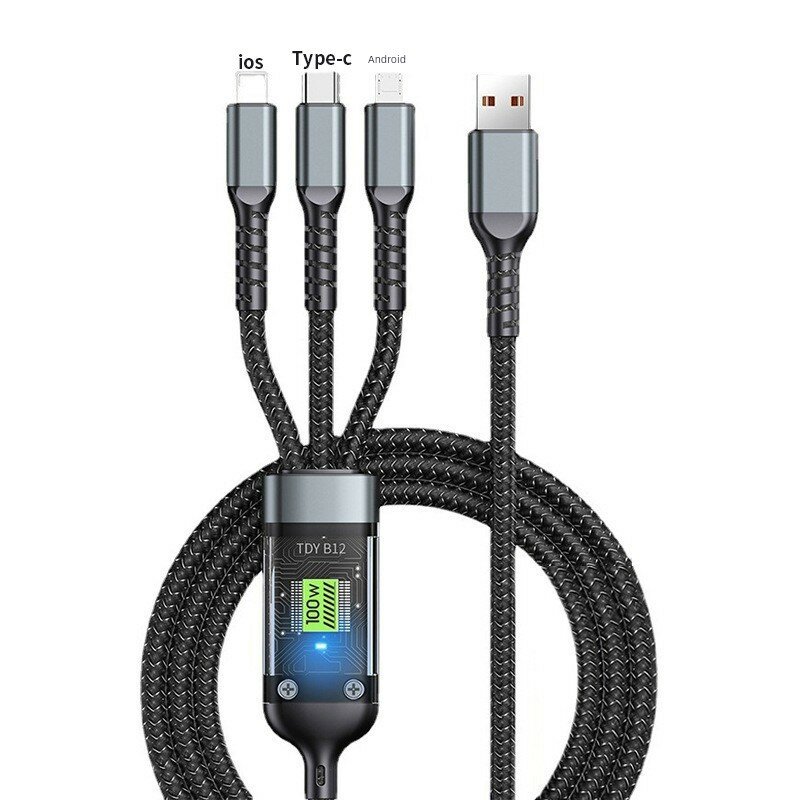 Стандартный USB-кабель для автомобильного зарядного устройства, совместимый с 12В автомобилями, быстрая зарядка