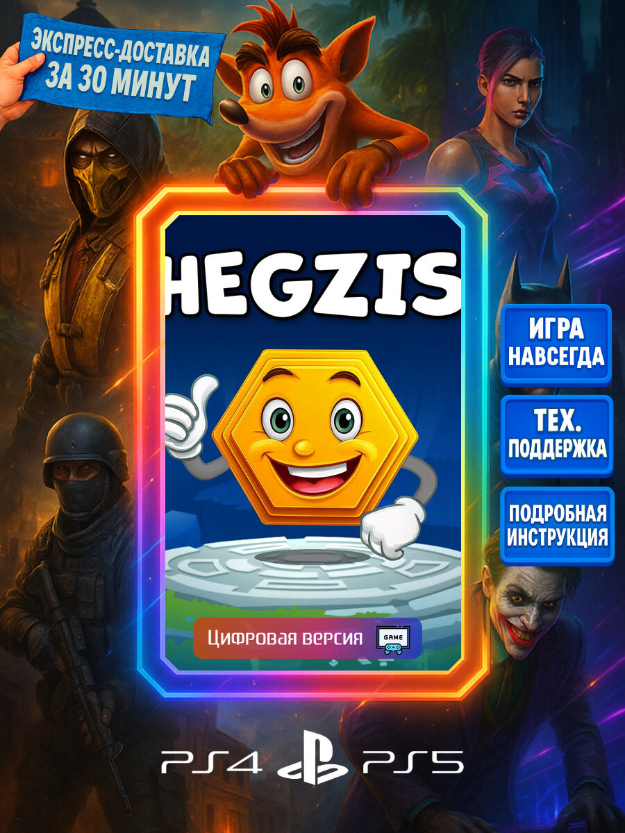 Hegzis PS4/PS5 | Моментальная доставка | Казуальные
