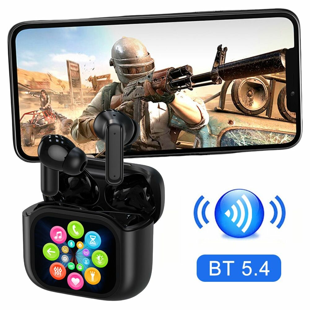 Наушники беспроводные с микрофоном BY-16, Bluetooth, USB Type-C, черный