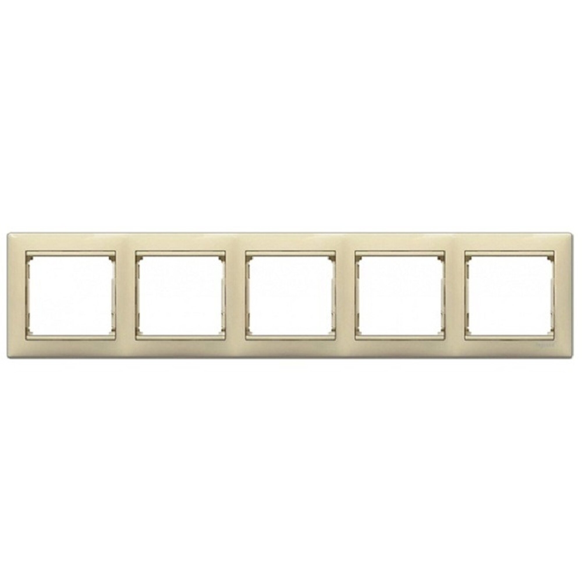 Рамка для розеток и выключателей Legrand Valena Classic 5 постов, слоновая кость, 774355