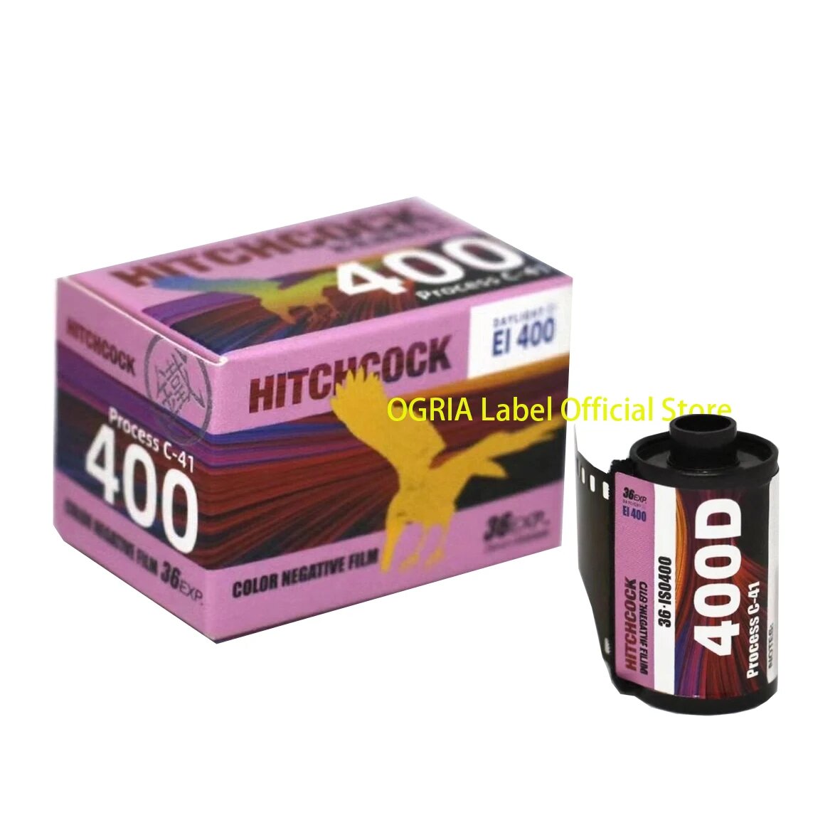 Hitchcock 400D 135 Цветная негативная пленка 36 листов Фиолетовый, 1 ROLL