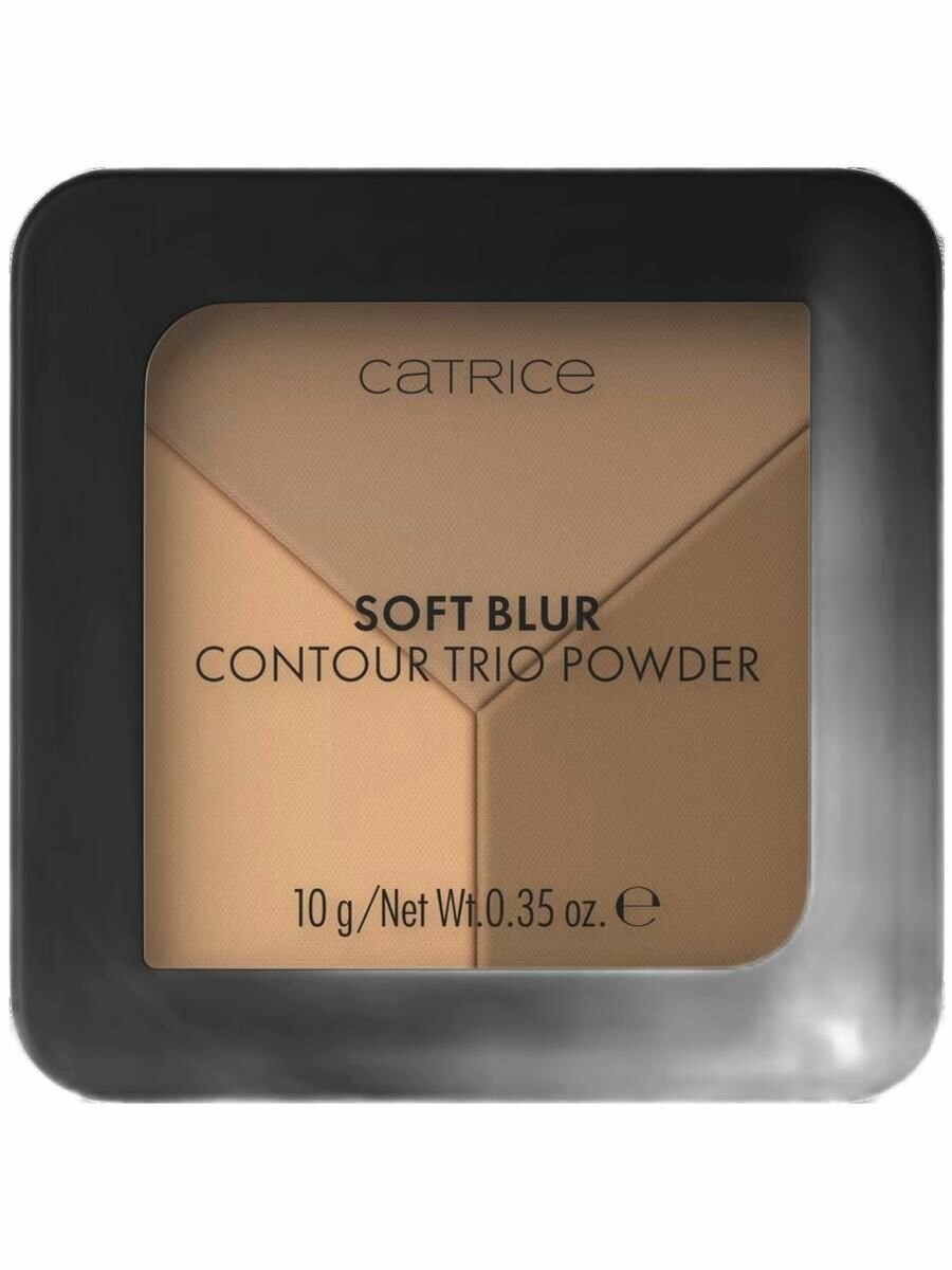 Пудра для Контурирования Лица CATRICE (Катрис) Soft Blur Contour Trio Powder - C020