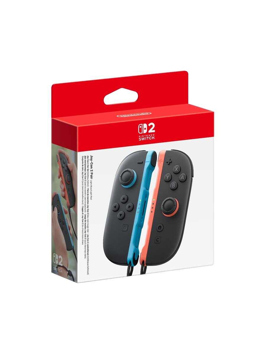Комплект из 2-ух контроллеров Joy-Con 2 Controller (Голубой/Красный) для Nintendo Switch 2