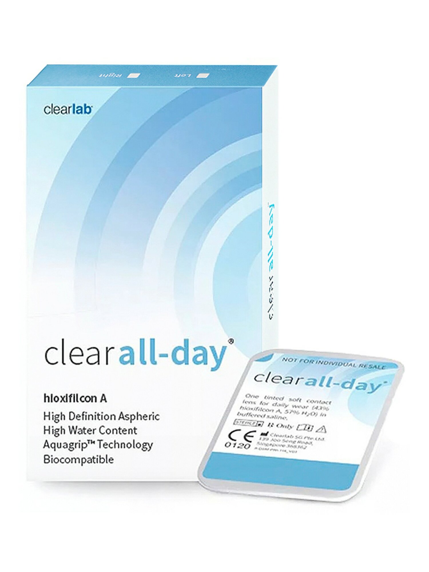 CLEARALL-DAY 8,6/14,2 N6 /-11,50/ мягкие контактные линзы — Линзы контактные 6 штук в уп.