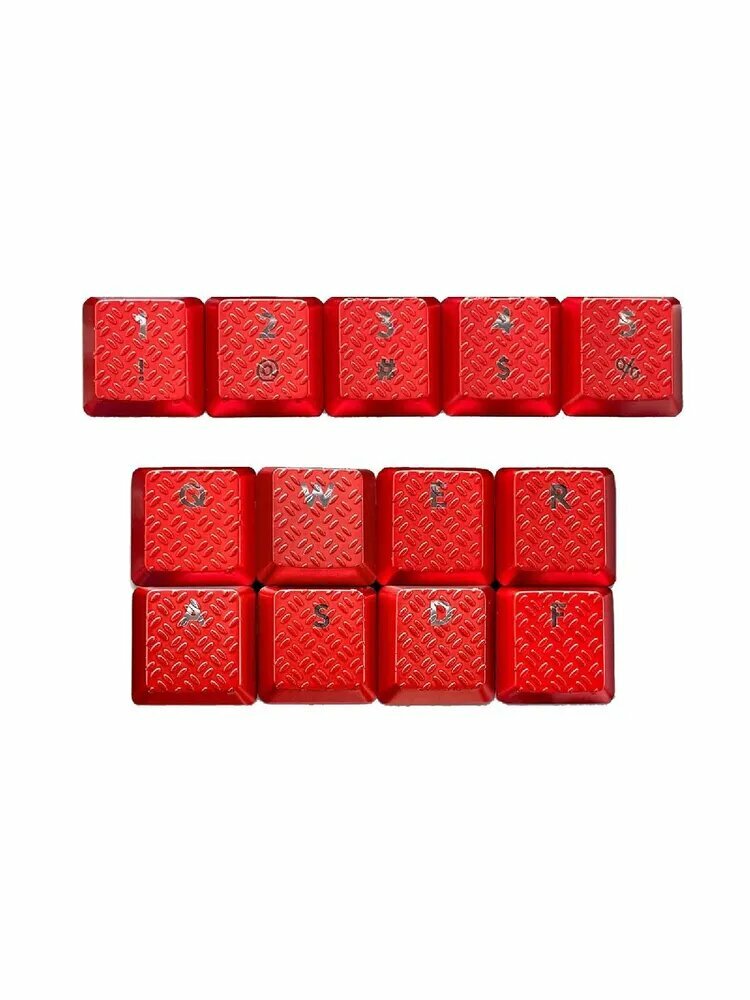 (13 клавиш) Текстурная клавиатура G915 G913 G815 G813 - красный