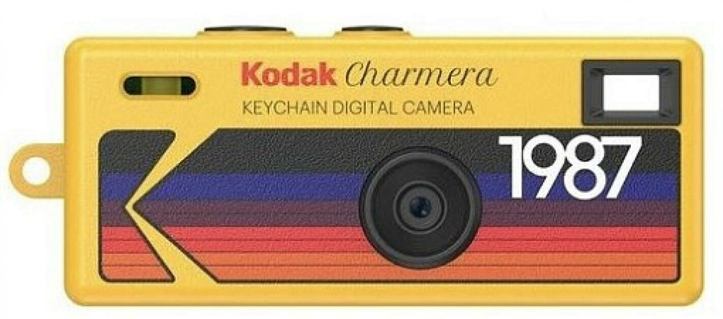 Цифровой фотоаппарат-брелок Kodak Charmera 1987, Classic Yellow (Желтый)
