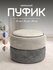 Пуф "Овал", дизайнерский, микровелюр/фанера, овальный, высота 45 см, цвет бежевы...