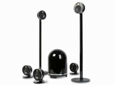Напольные стойки для акустики Focal Pack Stand Dome Black комплект 2 шт. — фото 1