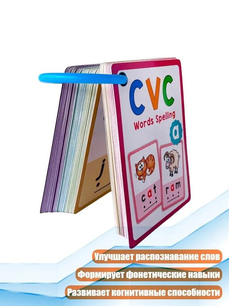 Карточки для изучения фоники